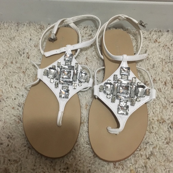 Aldo | Shoes | Aldo Rhinestone Sandals | Poshmark
